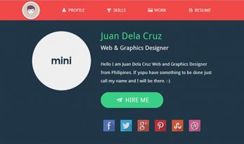 12 Free Flat Design Websites Html Templates