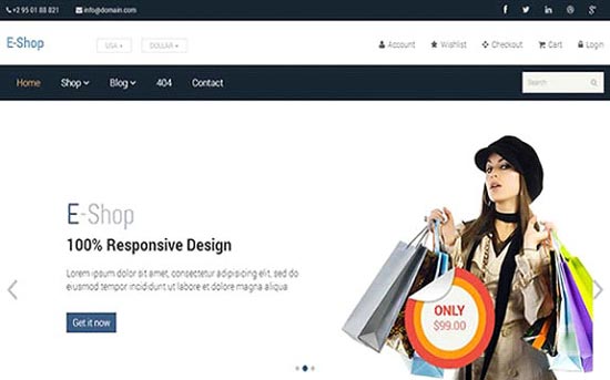 5 Simply Clean Single Page Website Template Design on ThemifyCloud