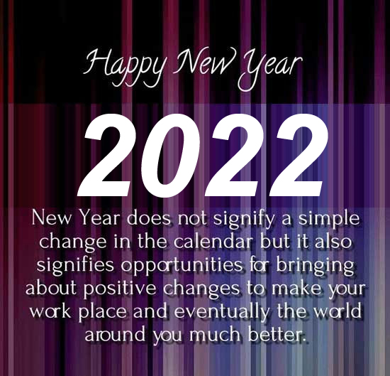 100+ Happy New Year Wishes 2022 With Images
