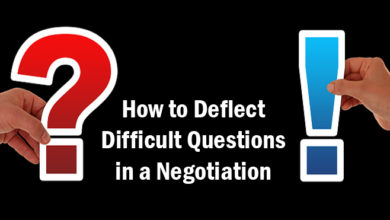How to Deflect Difficult Questions in a Negotiation